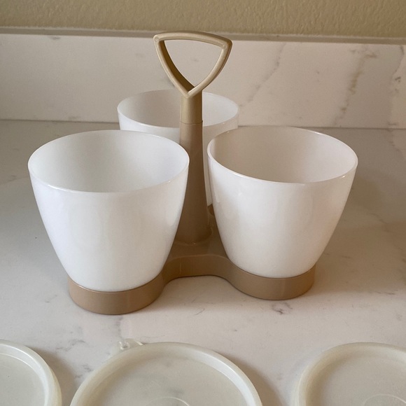 Tupperware | Kitchen | Vintage Tupperware Caddy With Lids | Poshmark